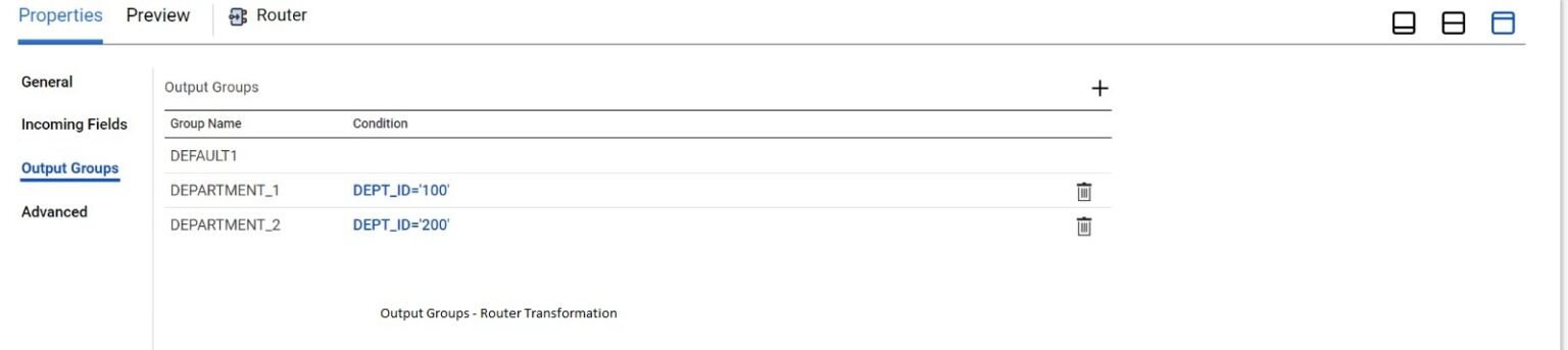 Router Transformation - Informatica IICS - Syntax Minds