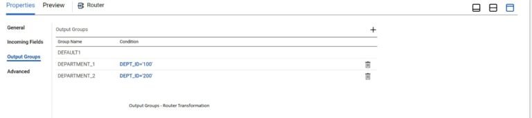 Router Transformation - Informatica IICS - Syntax Minds