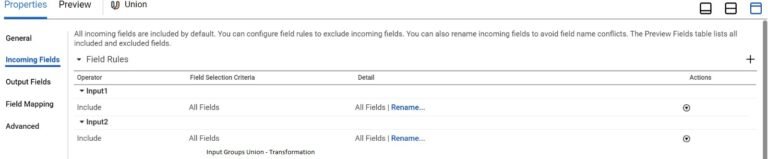 UNION Transformation - Informatica IICS - Syntax Minds