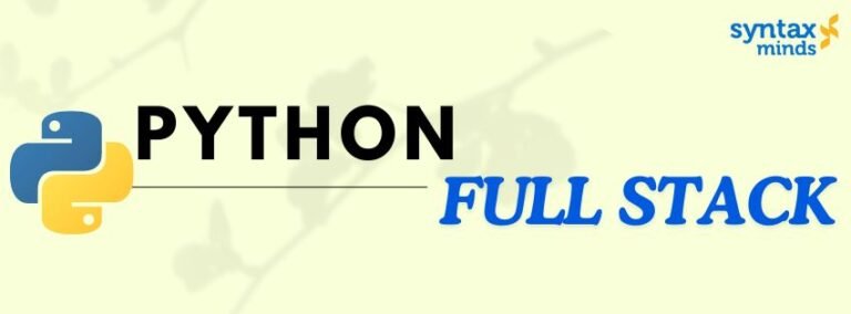 PYTHON FULL STACK - Syntax Minds